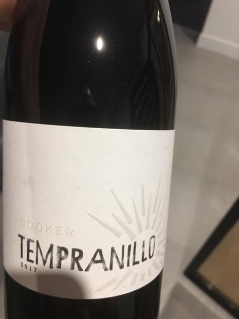 2017 Booker Vineyard Tempranillo, USA, California, Central Coast, Paso ...
