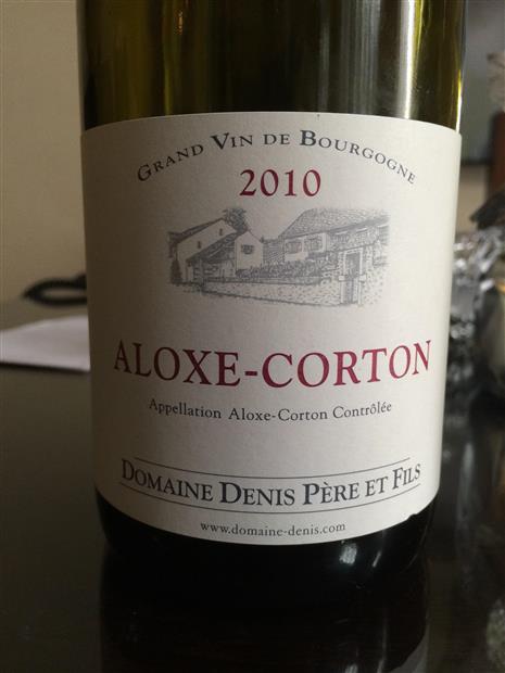 2021 Denis Pere & Fils Aloxe-Corton, France, Burgundy, Côte de Beaune ...