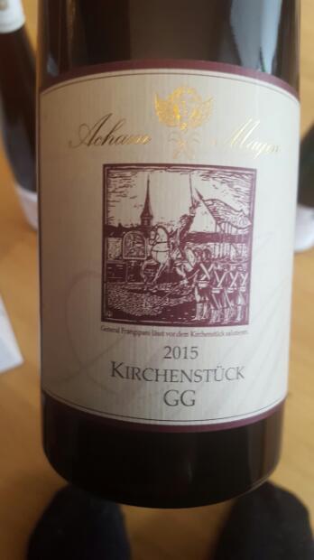 2015 Weingut Acham-Magin Forster Kirchenstück Riesling Großes Gewächs ...