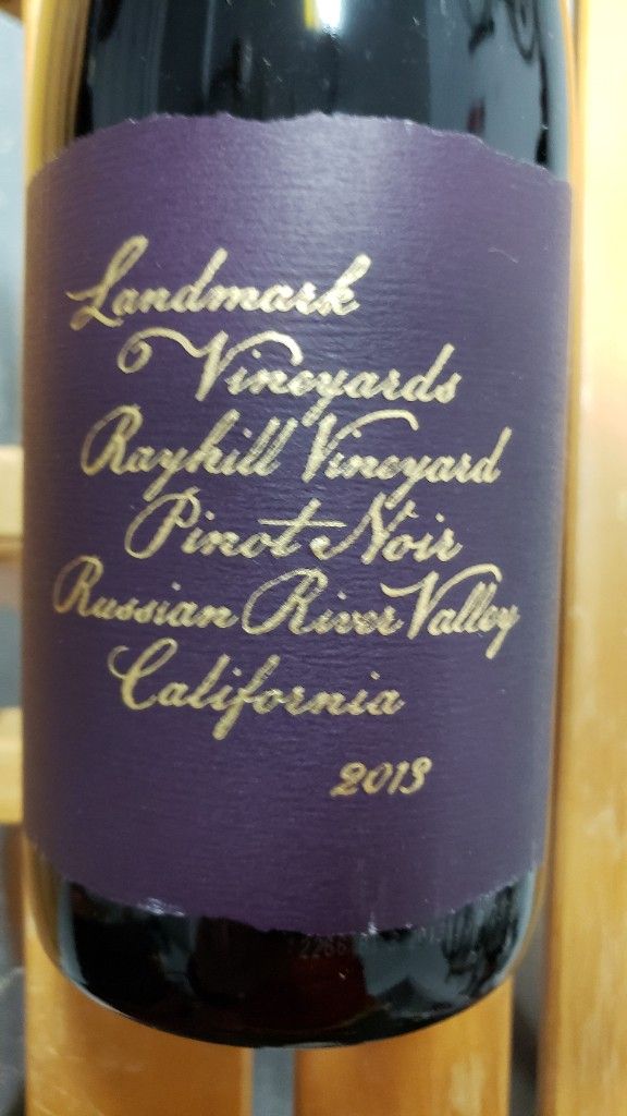 2013 Landmark Pinot Noir Rayhill Vineyard, USA, California, Sonoma ...
