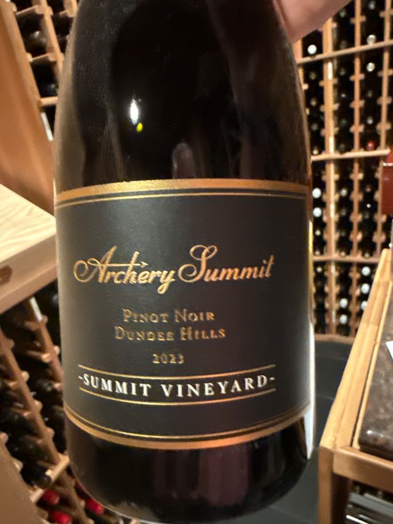 2023 Archery Summit Pinot Noir Summit Vineyard, USA, Oregon, Willamette ...