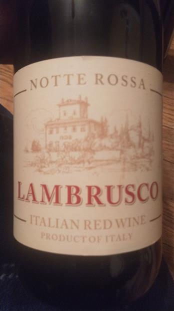 NV Notte Rossa Lambrusco, Italy, Emilia-Romagna, Emilia IGT - CellarTracker