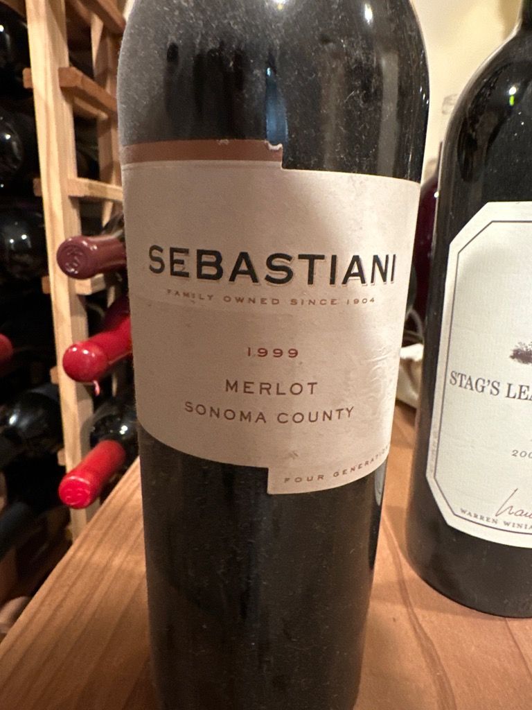 2005 Sebastiani Vineyards & Winery Merlot Sonoma Cask Sonoma County ...