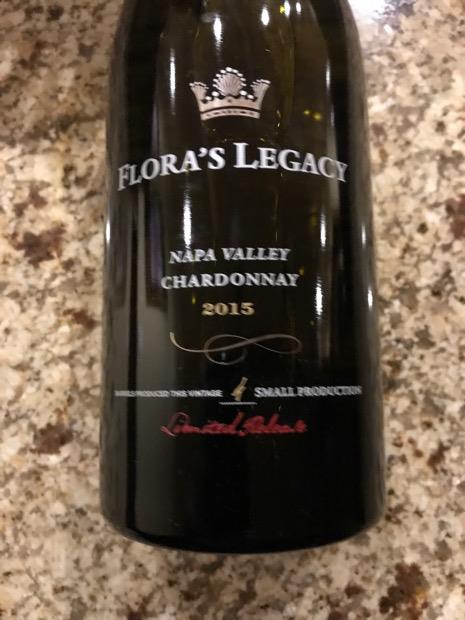 2015 Flora Springs Chardonnay Flora's Legacy, USA, California, Napa Valley - CellarTracker