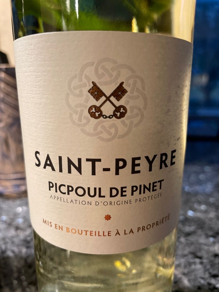 2022 Domaine Saint-Peyre Picpoul de Pinet, France, Languedoc Roussillon ...