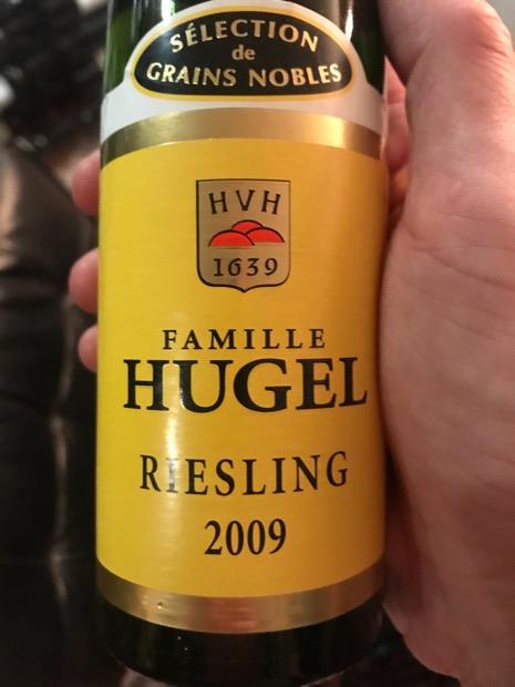 2009 Hugel Riesling Sélection de Grains Nobles, France, Alsace ...