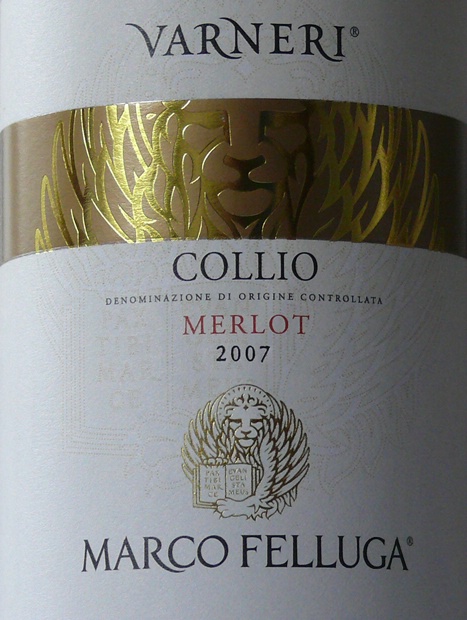 2005 Marco Felluga Collio Merlot Varneri, Italy, Friuli-Venezia Giulia ...