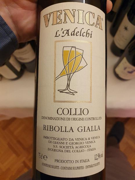 2018 Venica & Venica Collio Ribolla Gialla l'Adelchi, Italy, Friuli ...
