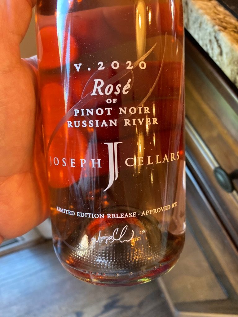 2020 Joseph Cellars Pinot Noir Rosé, USA, California, Sonoma County ...