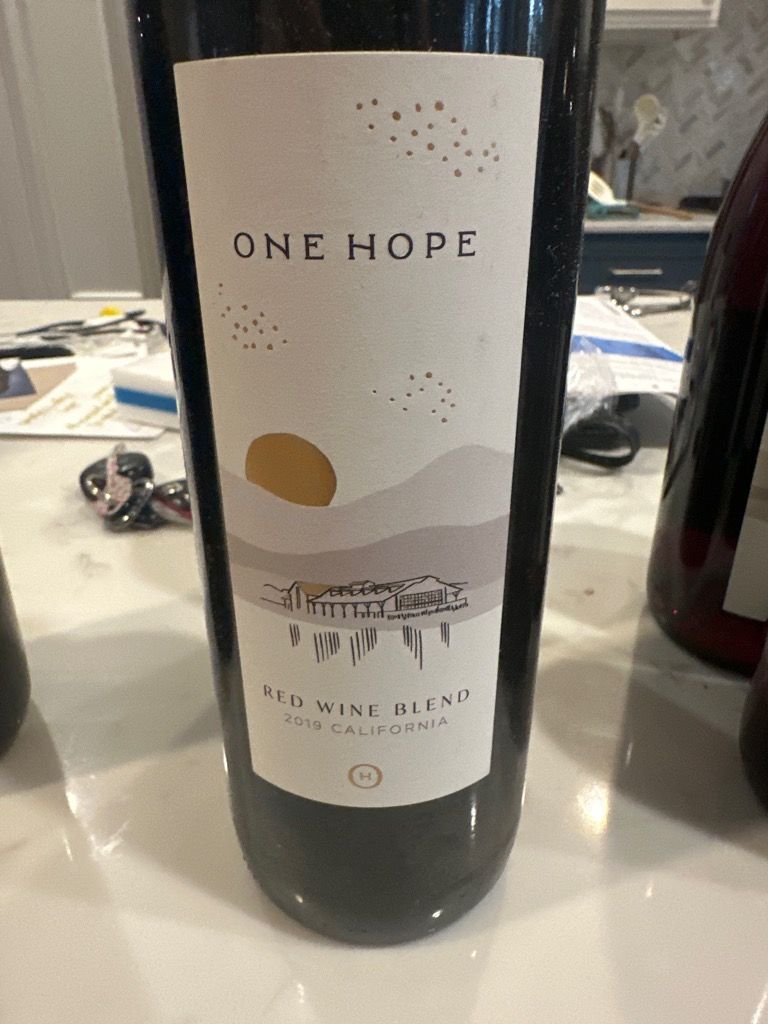 2022 One Hope Red Blend California, USA, California - CellarTracker
