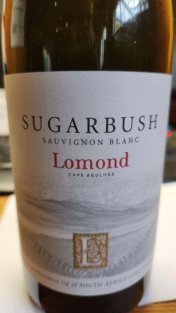 2021 Lomond Sauvignon Blanc Sugarbush Vineyard, South Africa, Cape ...