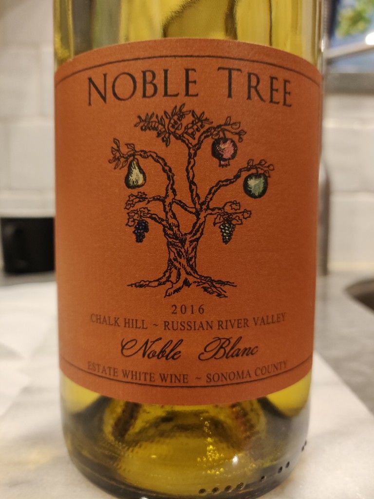 2016 Noble Tree Noble Blend Blanc Chalk Hill Vineyard, USA, California ...
