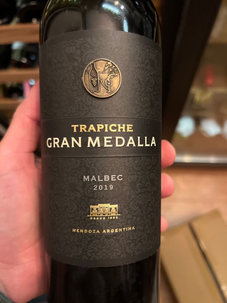 2019 Trapiche Malbec Gran Medalla, Argentina, Mendoza - CellarTracker
