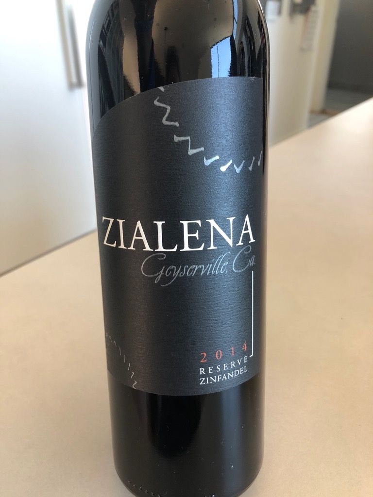 2014 Zialena Zinfandel Reserve, USA, California, Sonoma County ...