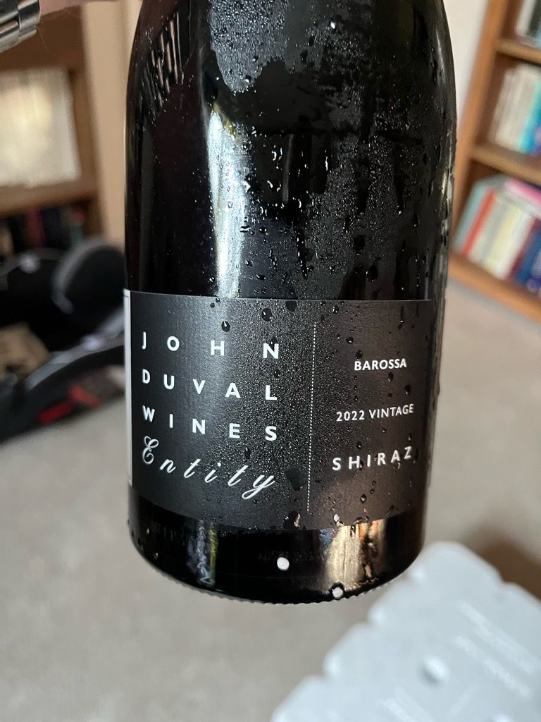 2022 John Duval Wines Shiraz Entity, Australia, South Australia ...