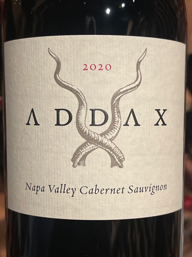 2020 Addax Cabernet Sauvignon Napa Valley, USA, California, Napa Valley ...