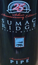 NV Sumac Ridge Pipe - Silver Anniversary Edition, Canada, British ...