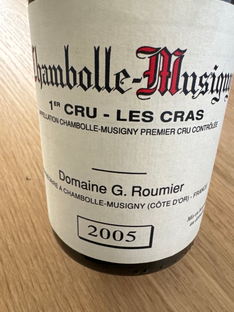 2005 Domaine G. Roumier / Christophe Roumier Chambolle-Musigny 1er Cru ...
