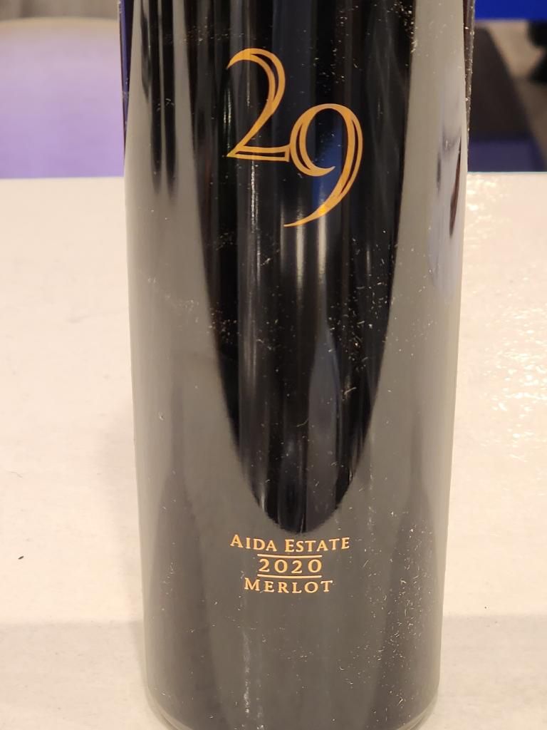 2020 Vineyard 29 Merlot Aida Estate, USA, California, Napa Valley ...