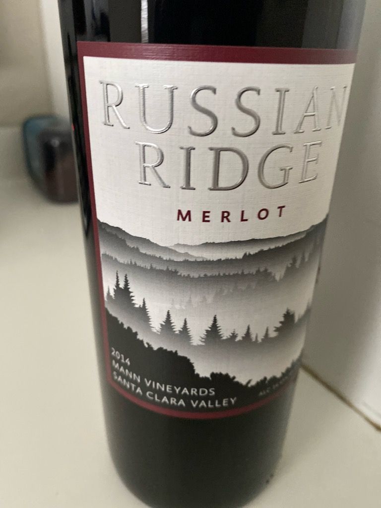 2014 Russian Ridge Merlot Mannstand Vineyards, USA, California, Central ...
