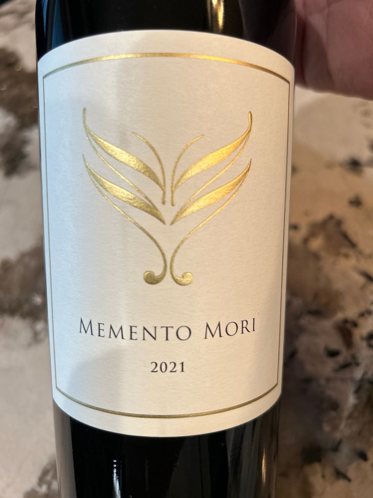 2021 Memento Mori Cabernet Sauvignon, USA, California, Napa Valley ...