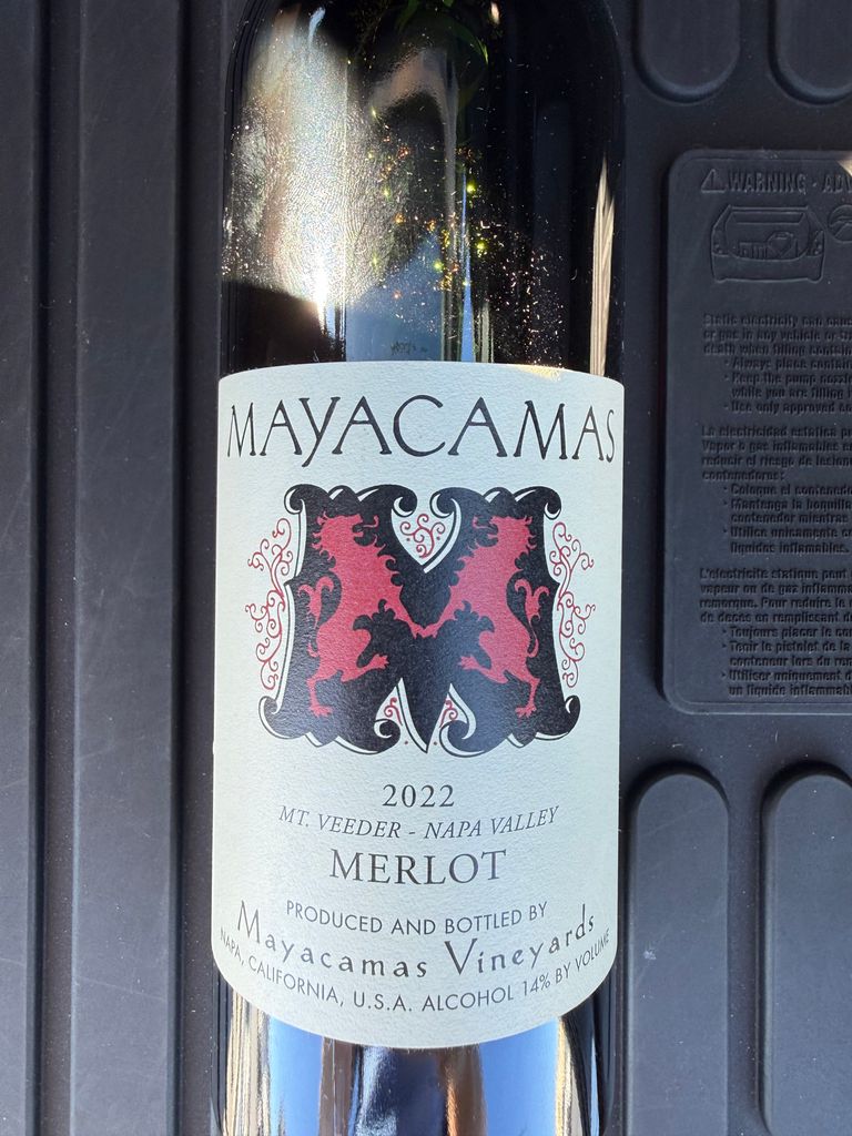 2022 Mayacamas Vineyards Merlot, USA, California, Napa Valley, Mt ...
