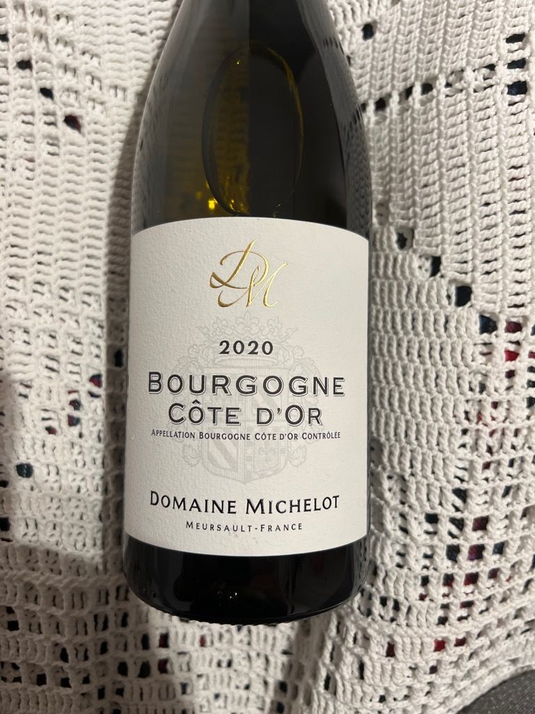 2021 Domaine Michelot Bourgogne Côte d'Or Blanc, France, Burgundy ...