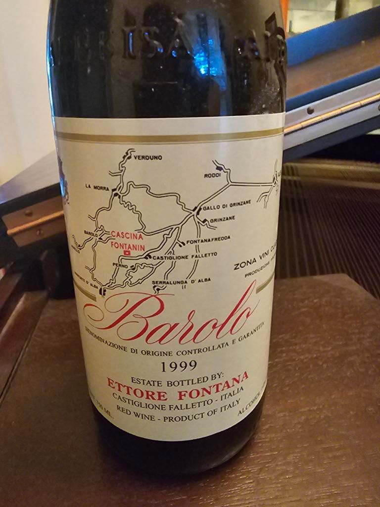 1999 Livia Fontana Barolo Fontanin, Italy, Piedmont, Langhe, Barolo ...
