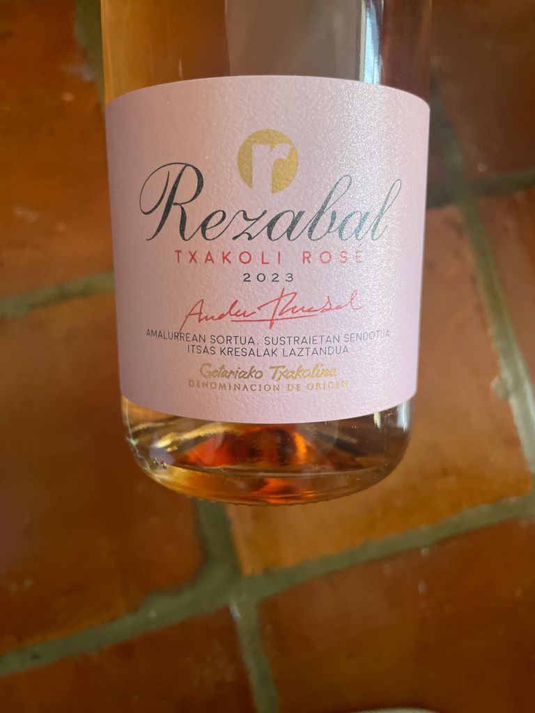 2023 Bodega Rezabal Getariako Txakolina Txakoli Rosé, Spain, País Vasco ...