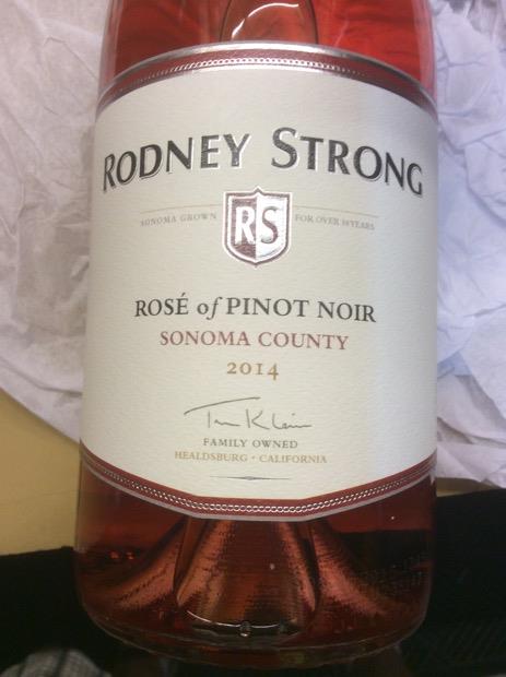 2014 Rodney Strong Pinot Noir Rosé, USA, California, Sonoma County ...