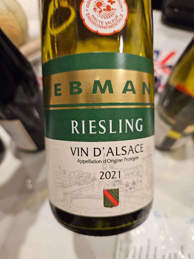 2022 Rebmann Riesling, France, Alsace - CellarTracker