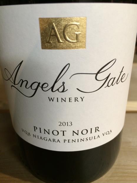 2013 Angels Gate Winery Pinot Noir, Canada, Ontario, Niagara Peninsula ...