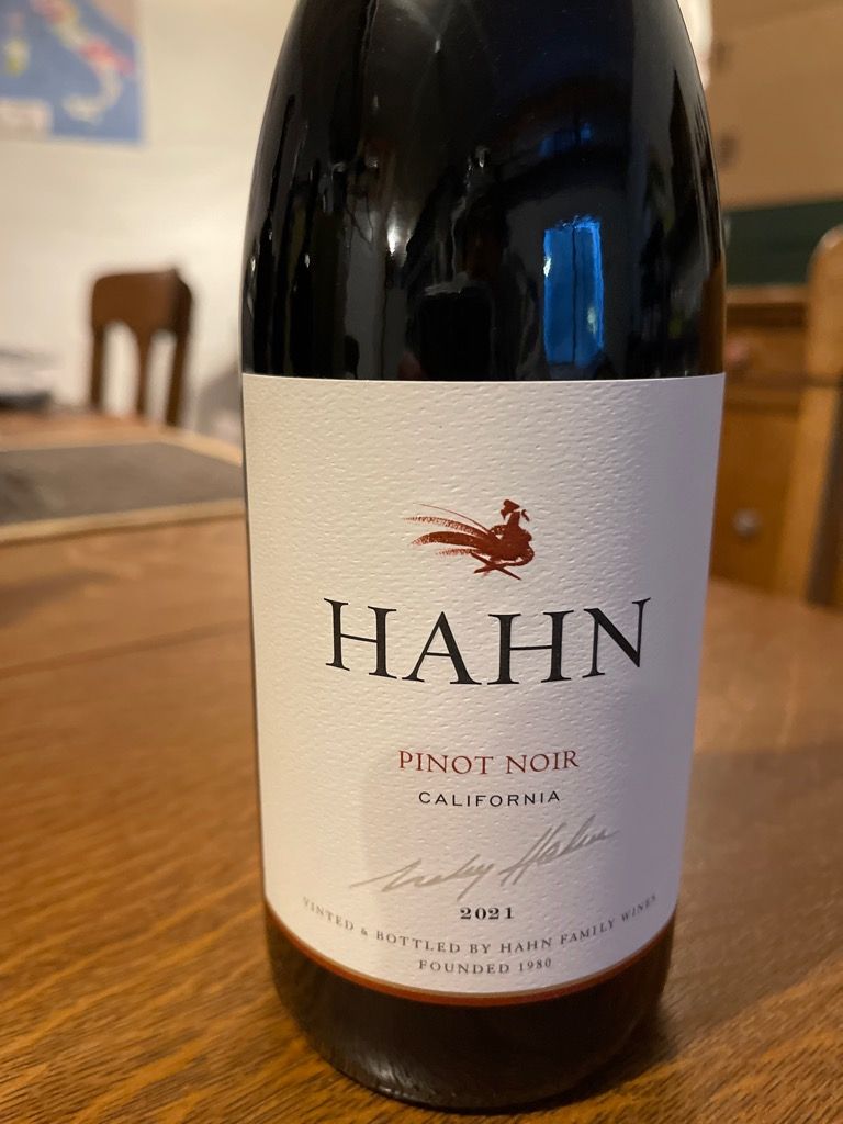 2021 Hahn Pinot Noir California, USA, California - CellarTracker