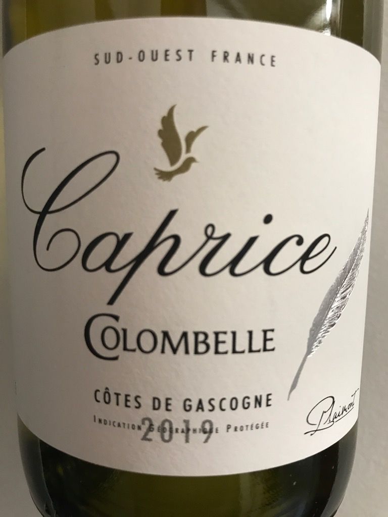 2019 Colombelle Côtes de Gascogne Caprice, France, Southwest France ...
