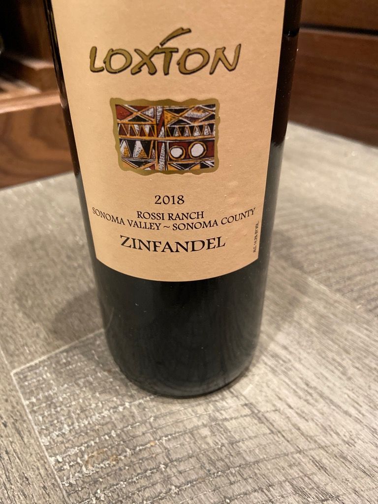 2018 Loxton Zinfandel Rossi Ranch, USA, California, Sonoma County ...