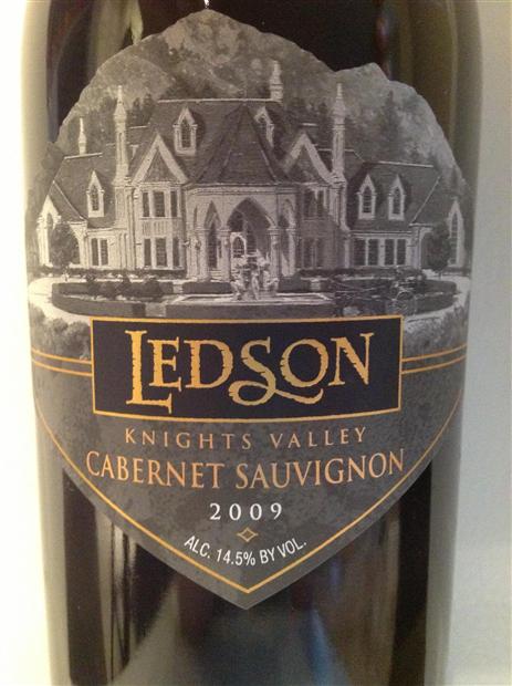 2009 Ledson Cabernet Sauvignon Knights Valley, USA, California, Sonoma ...
