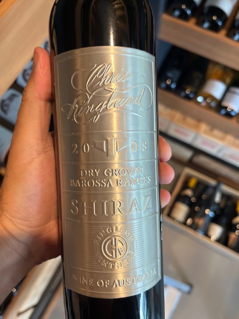 2008 Chris Ringland Shiraz Dry Grown Barossa Ranges, Australia, South ...