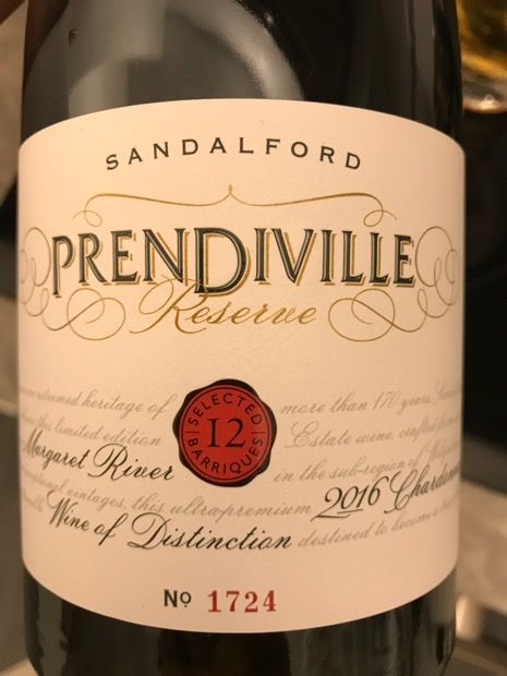 2016 Sandalford Cabernet Sauvignon Prendiville Reserve Margaret River ...