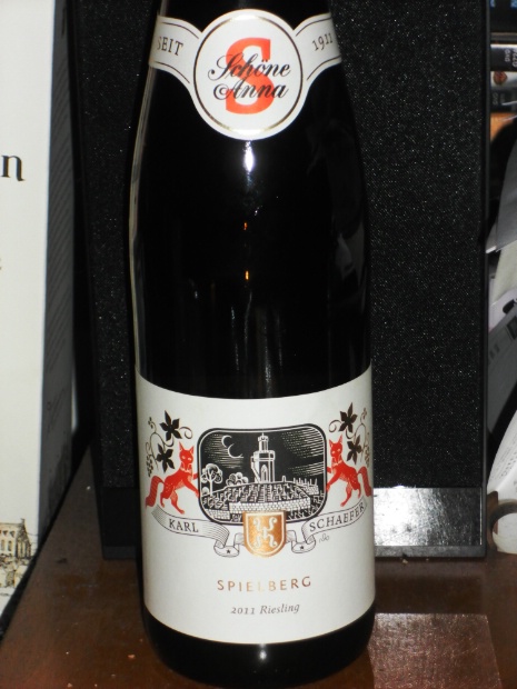 2018 Karl Schaefer Dürkheimer Spielberg Riesling Spätlese Schöne Anna ...