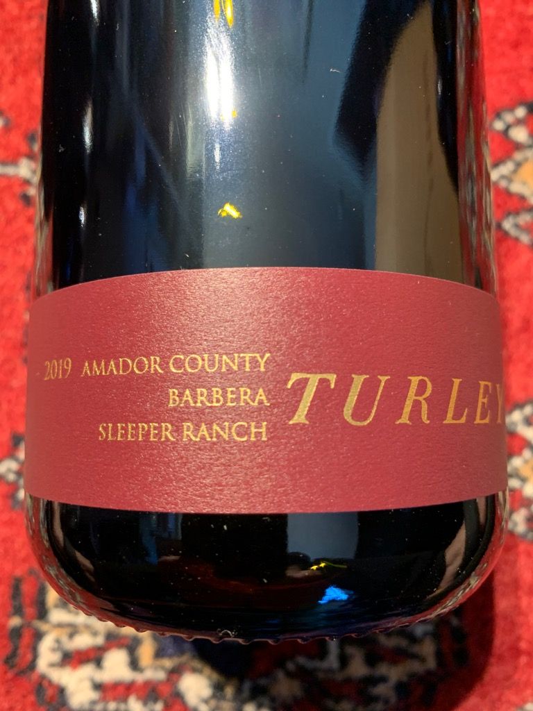 2022 Turley Barbera Sleeper Ranch, USA, California, Sierra Foothills ...