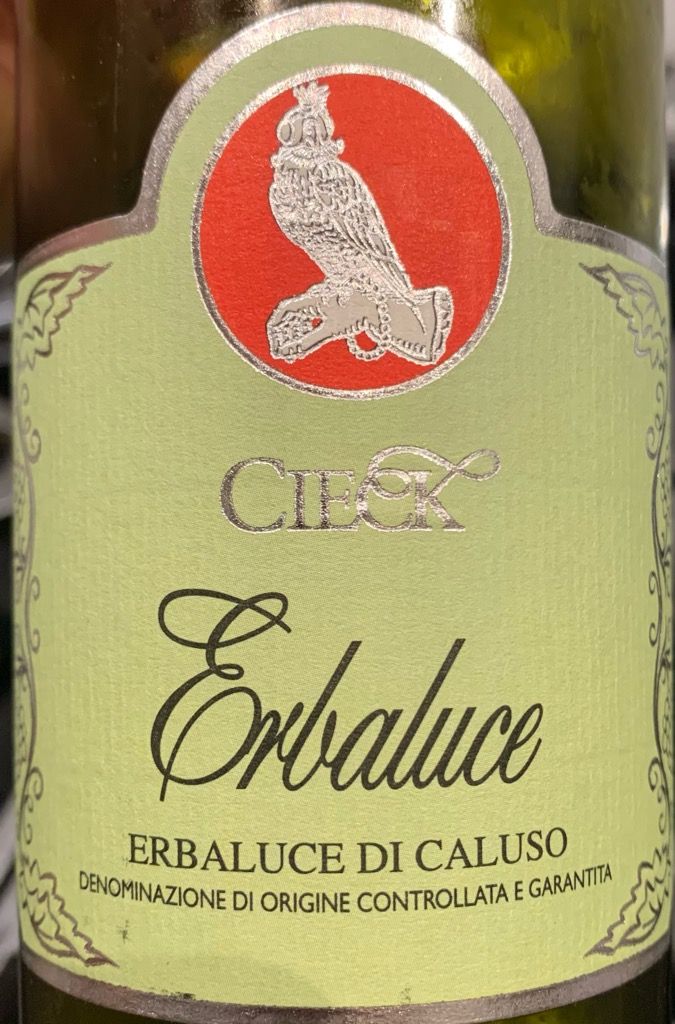 2019 Cieck Erbaluce di Caluso, Italy, Piedmont, Northern Piedmont ...