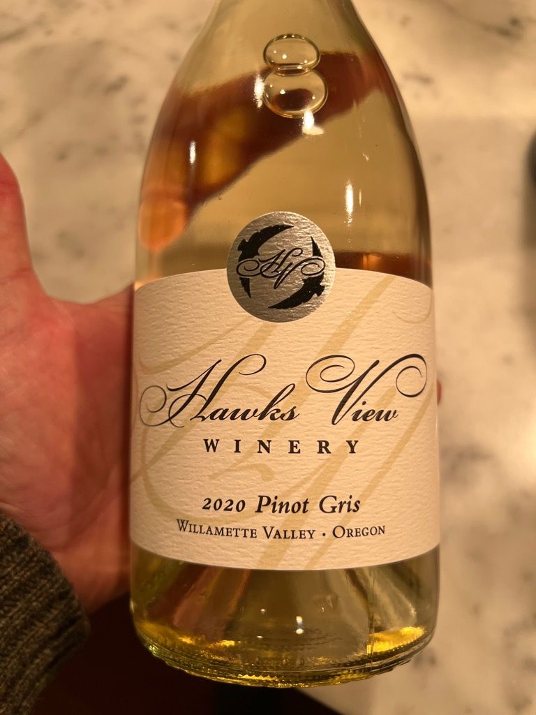 2021 Ponte Winery Oregon Pinot Gris Hawks View Vineyard, USA, Oregon ...