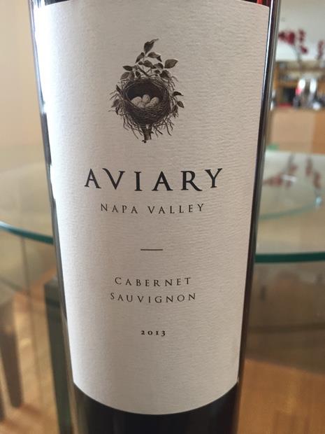 2013 Aviary Vineyards Cabernet Sauvignon, USA, California, Napa Valley ...