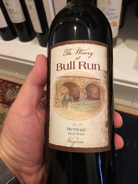 2013 The Winery at Bull Run Meritage, USA, Virginia, Northern Virginia ...