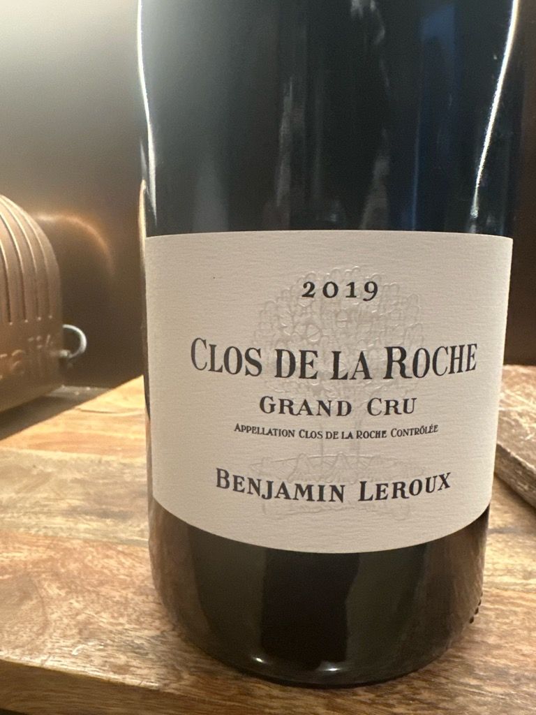 2022 Benjamin Leroux Clos de la Roche, France, Burgundy, Côte de Nuits ...