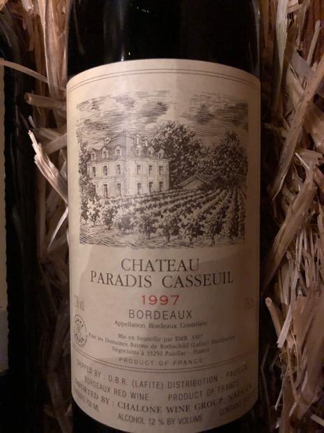1997 Château Paradis Casseuil, France, Bordeaux - CellarTracker