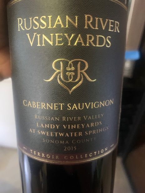 2015 Russian River Vineyards Cabernet Sauvignon Landy Vineyards at ...