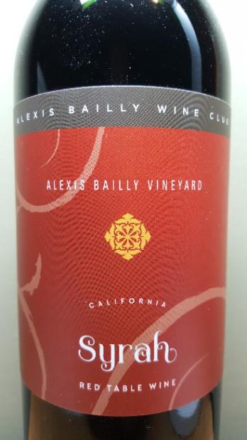 2020 Alexis Bailly Vineyard Syrah Red Table Wine, USA, Minnesota ...