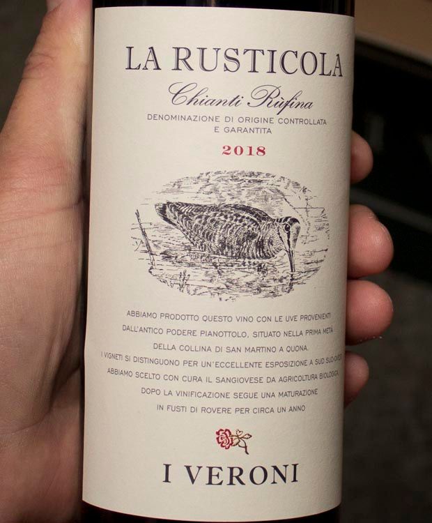 2018 I Veroni Chianti Rùfina La Rusticola, Italy, Tuscany, Chianti ...
