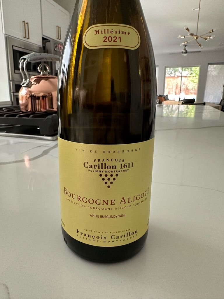 2021 Francois Carillon Bourgogne-Aligoté, France, Burgundy, Bourgogne ...